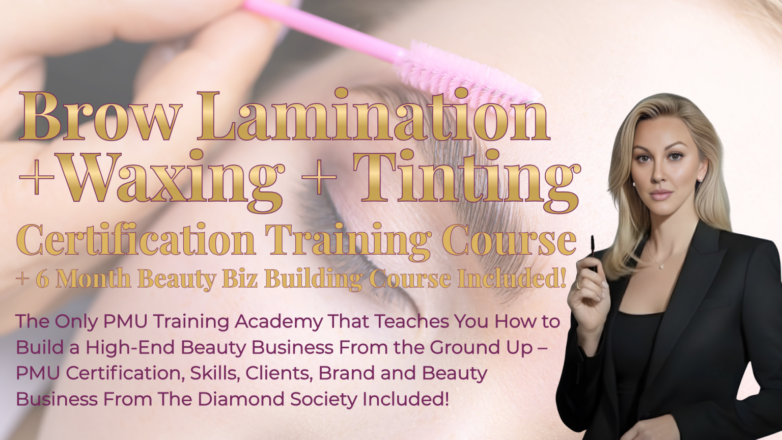Brow Lamination and Tinting Certification Training Course